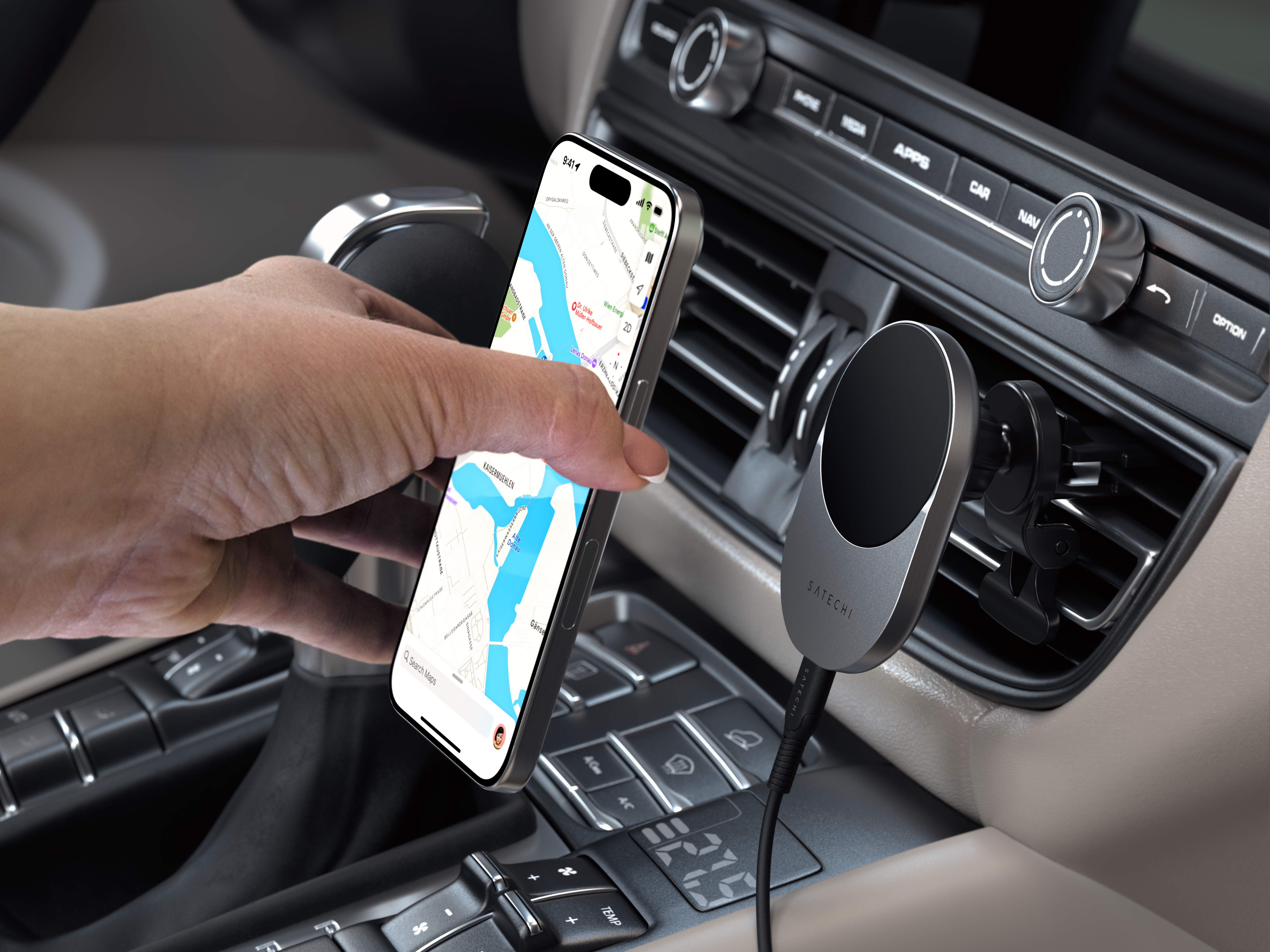 Satechi Qi2 Magnetic Wireless Car Charger - Netzteile/Kabel online ...
