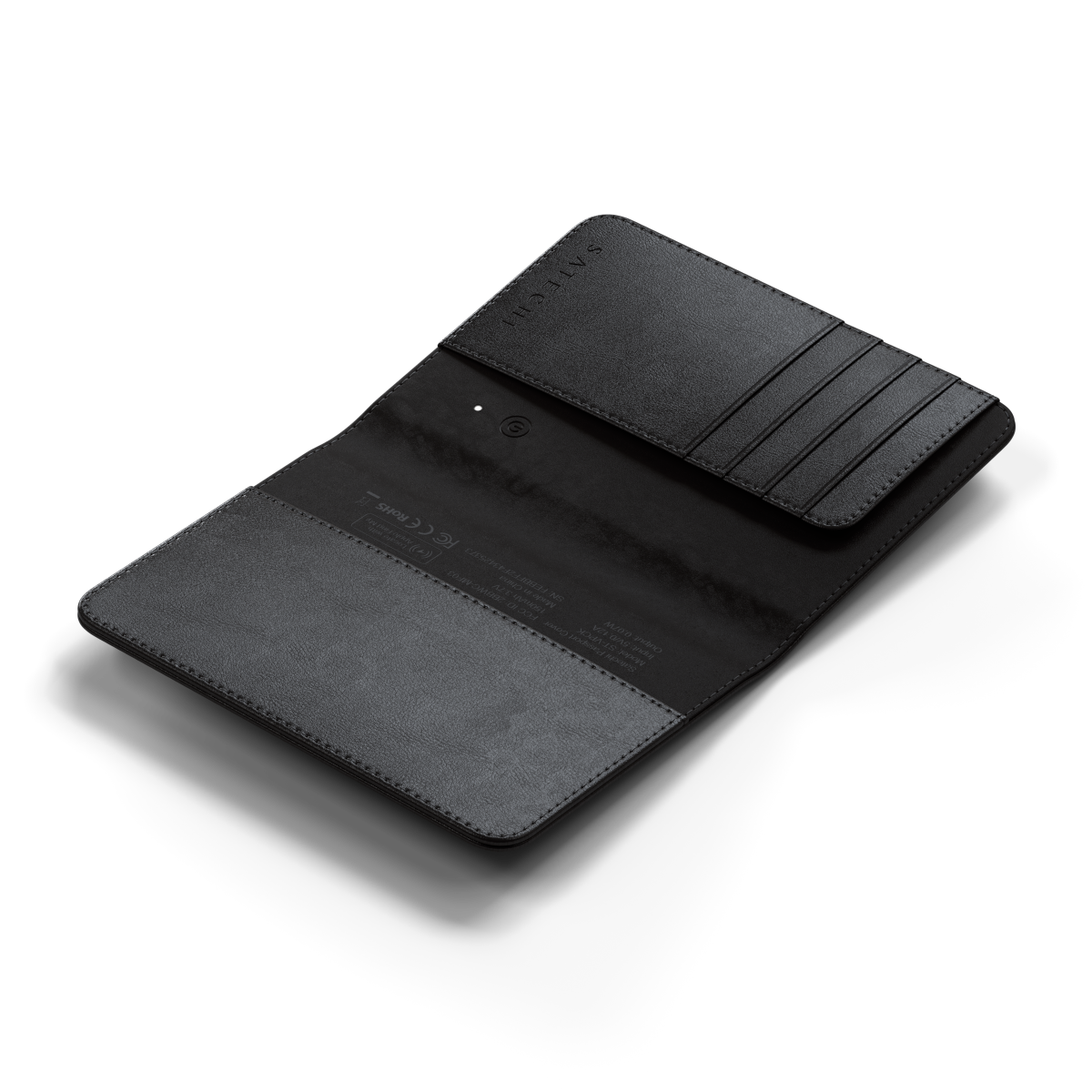 Satechi Vegan-Leather Passport Wallet with Find My Black - Handytaschen ...