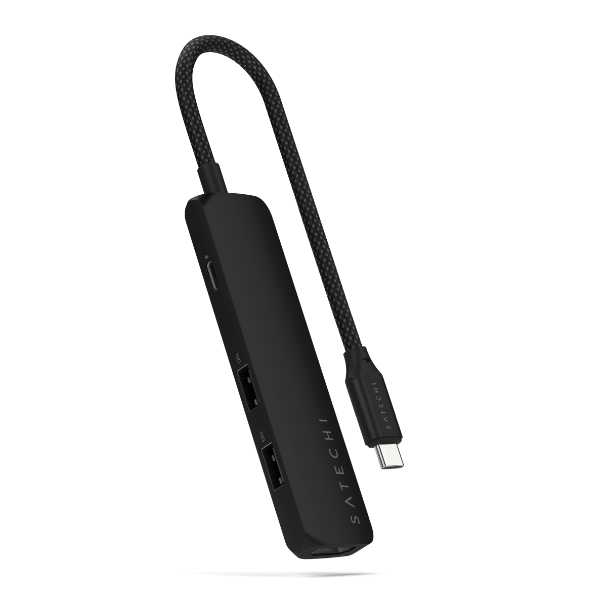 Satechi USB-C 4-in-1 Slim Multiport Adapter 4K Black - Dockingstation ...