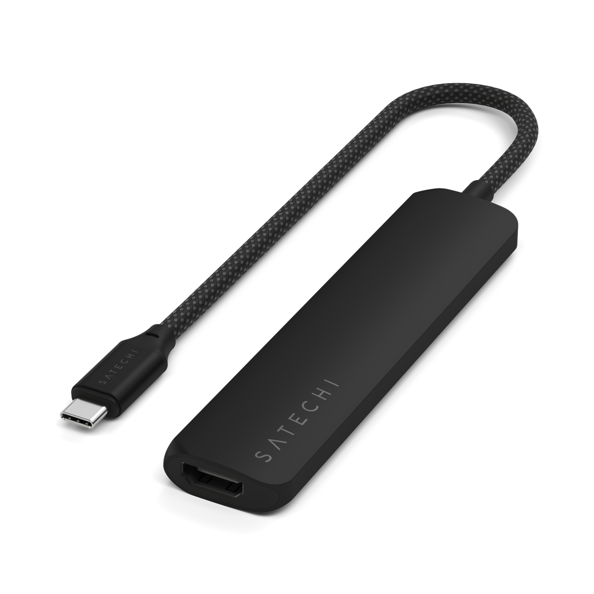 Satechi USB-C 6-in-1 Slim Multiport Adapter Black - Dockingstation ...