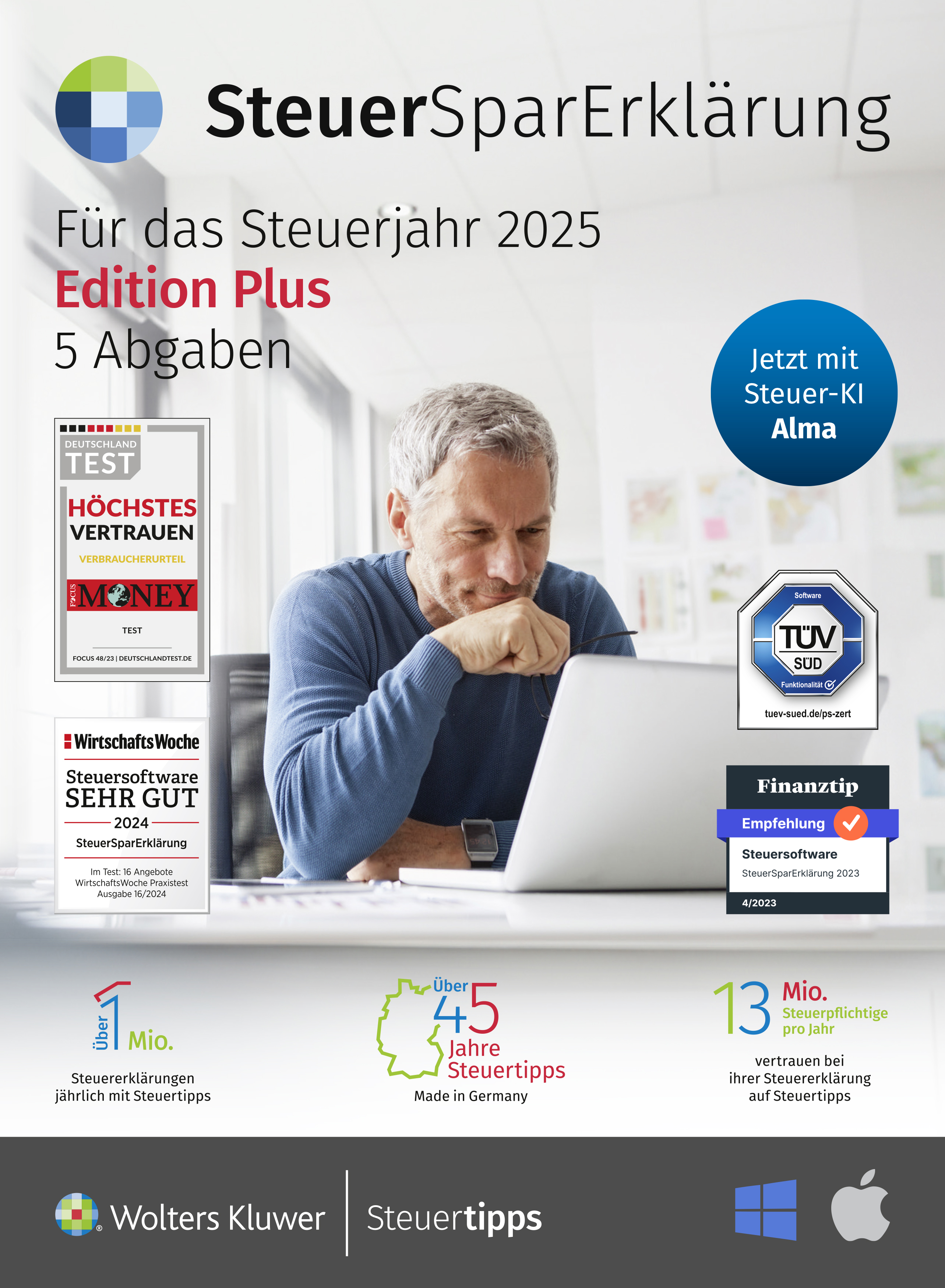 Steuertipps SteuerSparErklärung plus 2026 Steuerjahr 2025 - Software-Download online kaufen | NBB