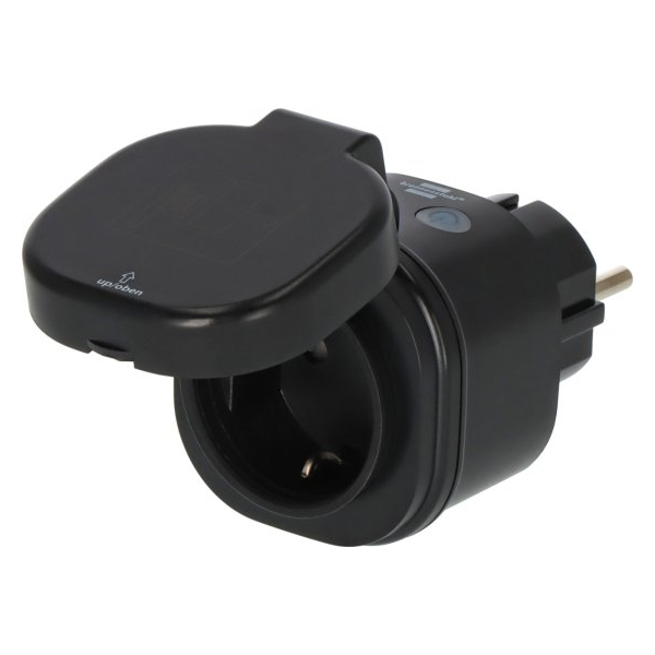 brennenstuhl®Connect WiFi Steckdose, schwarz IP44 - Heimautomatisierung ...