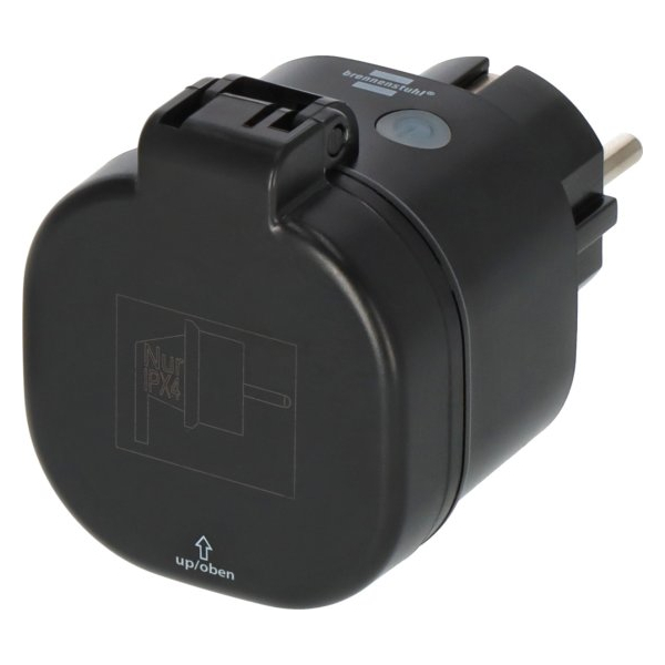 brennenstuhl®Connect WiFi Steckdose, schwarz IP44 - Heimautomatisierung ...