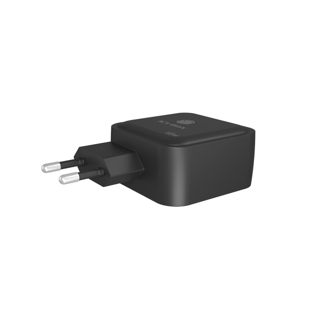 Icy Box 3Port 65W GaN Ladegerät mit PD 3.0 2x USB Type-C 1x USB ...